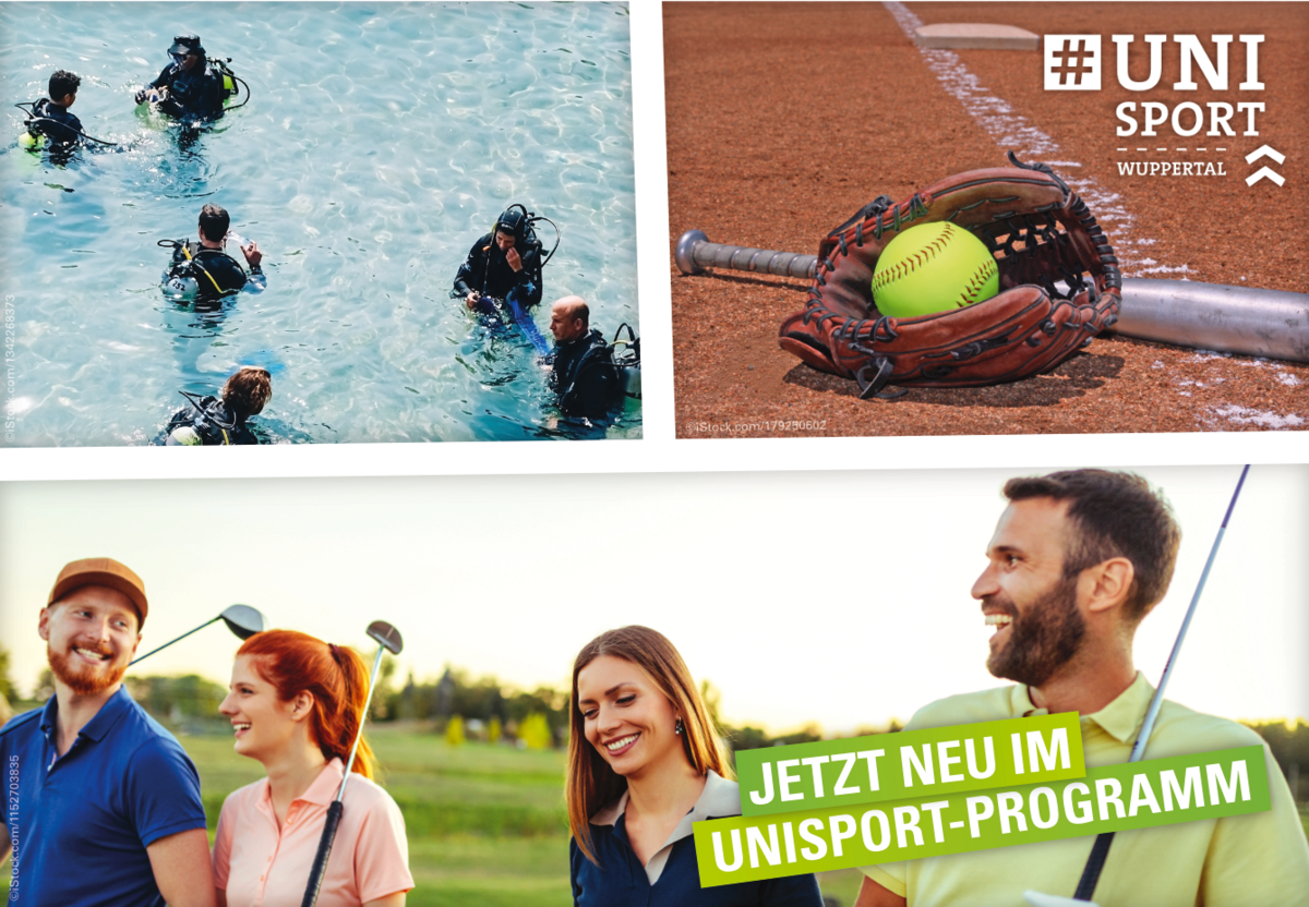 Neue Kurse im UniSport Programm und Start der Gästebuchung